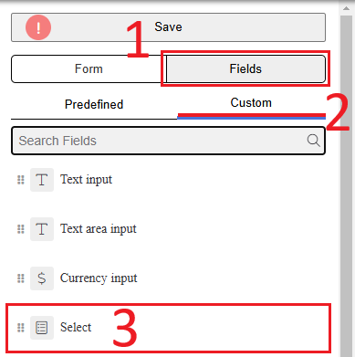 Editing Options in Select Input Fields in Custom Forms – Etrafficers, Inc.